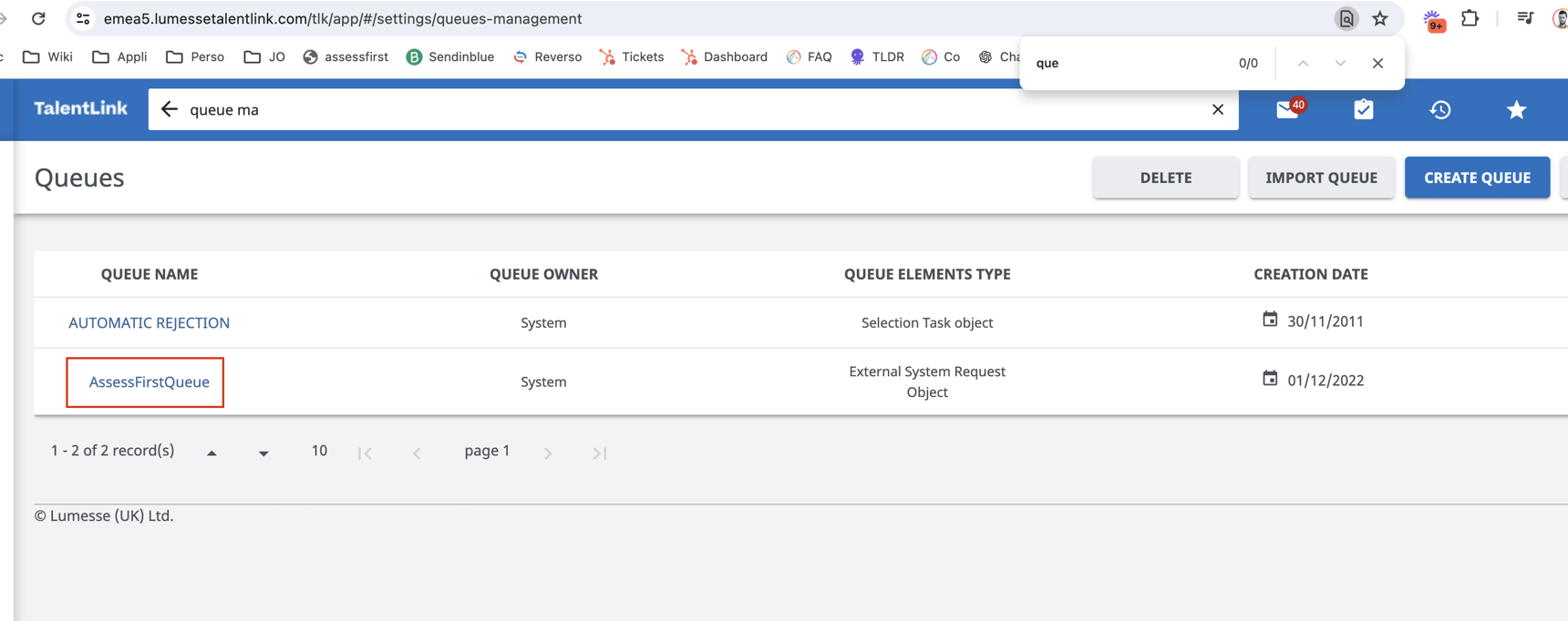 Comment activer l'intégration avec Cornerstone TalentLink