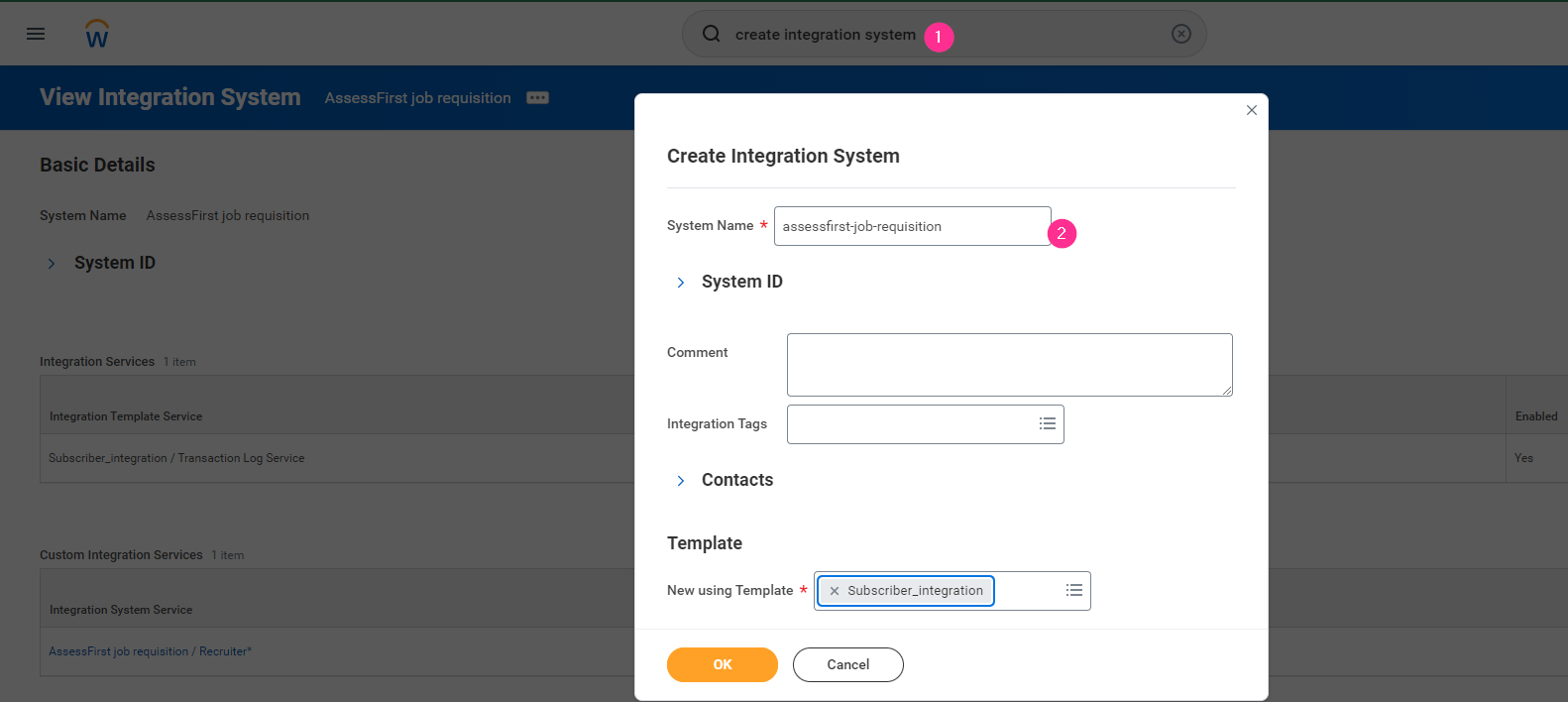 How to activate the integration with Workday?