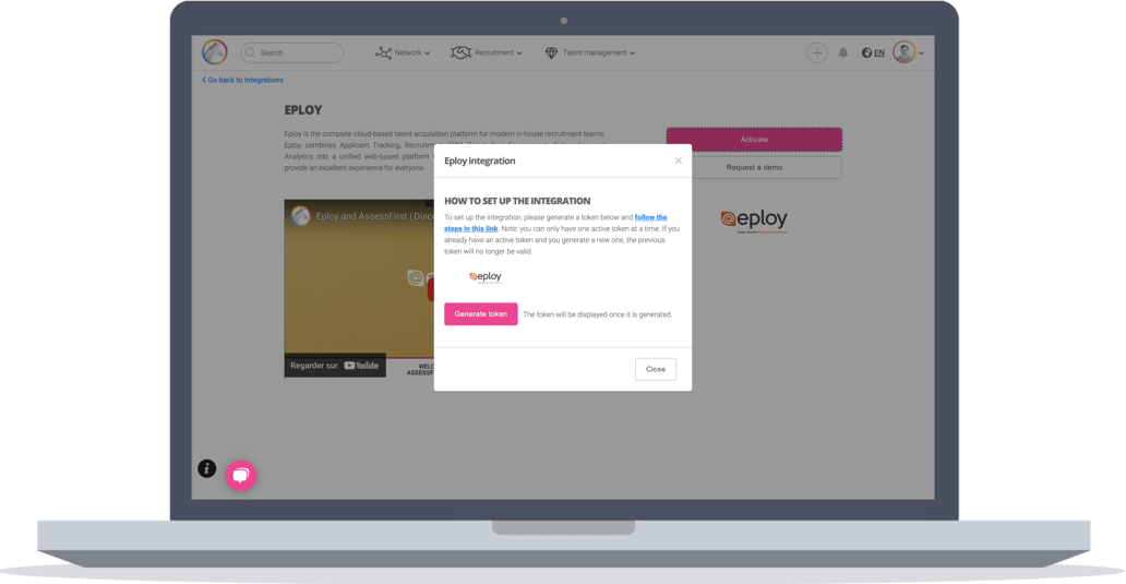 How to activate the integration with Eploy?